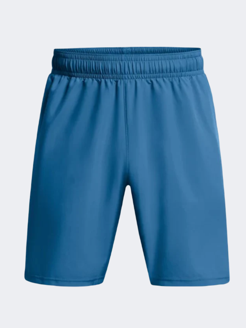 Under Armour Woodmark Men Training Short Photon Blue/White – MikeSport ...