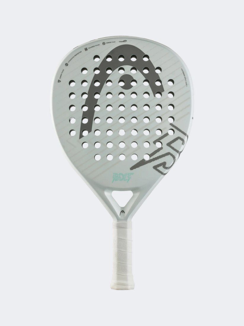 Head Bolt 2026 Padel Racquet White/Grey – MikeSport Lebanon