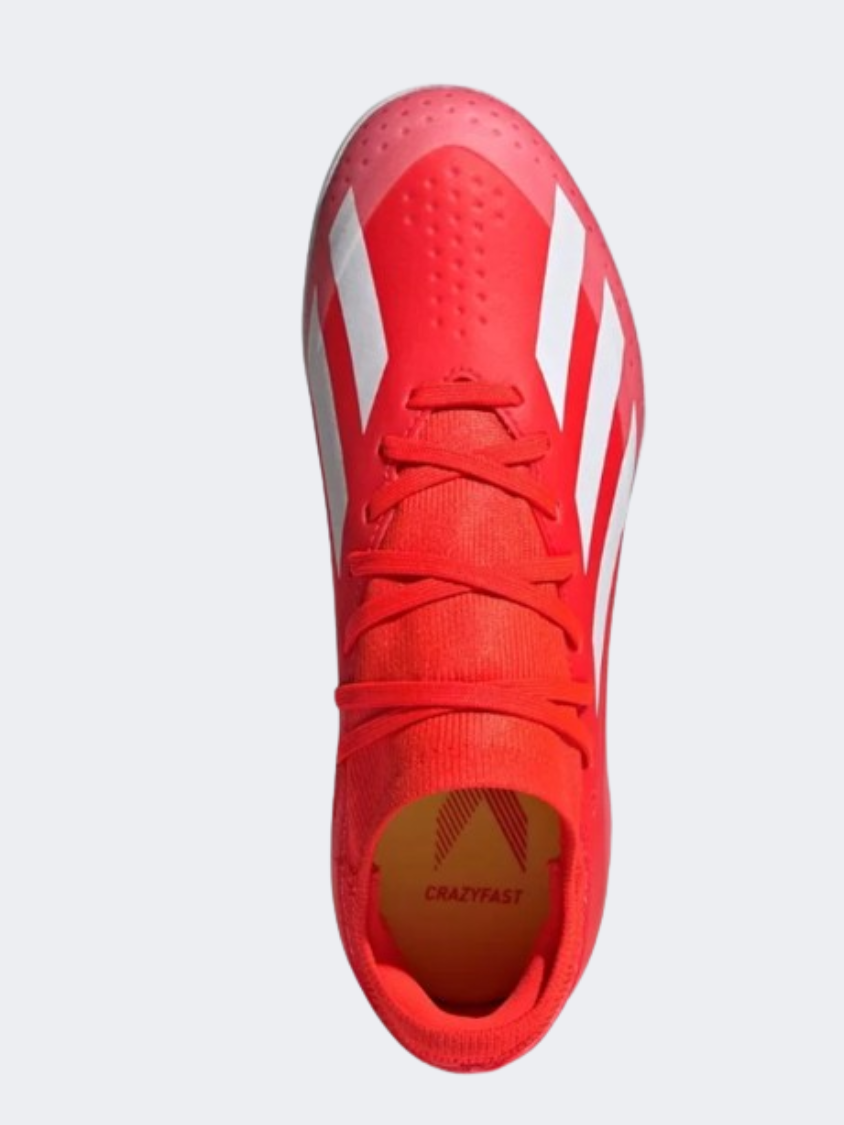 Adidas X Crazyfast League Kids Turf Shoes Red/White/Yellow – MikeSport ...