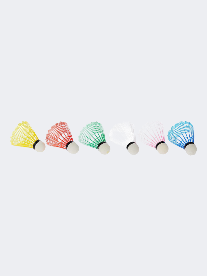 Joerex Colorful Plastic 12 Pieces Kids Badmn Shuttlecock Multicolor ...