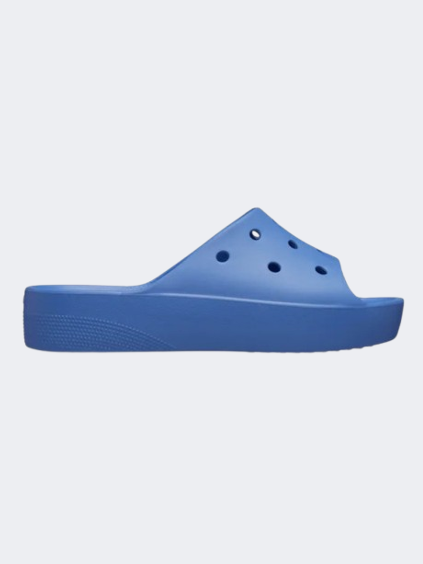 Crocs Classic Platform Women Lifestyle Slippers Elemental Blue ...