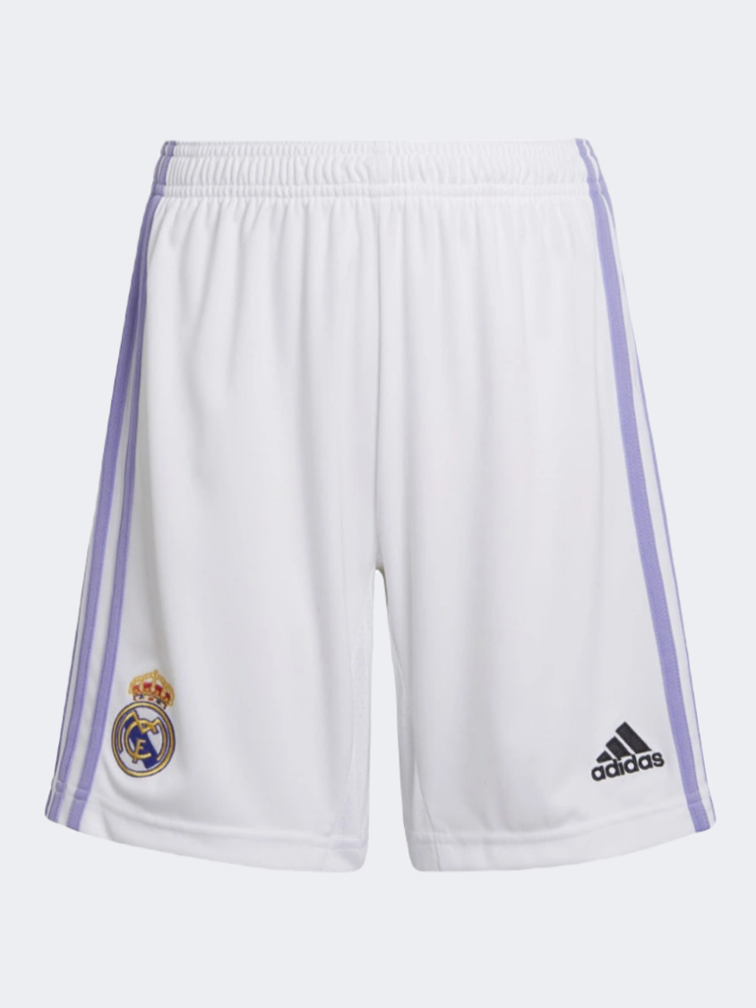 Adidas Real Madrid Home Boys Football Short White – MikeSport Lebanon