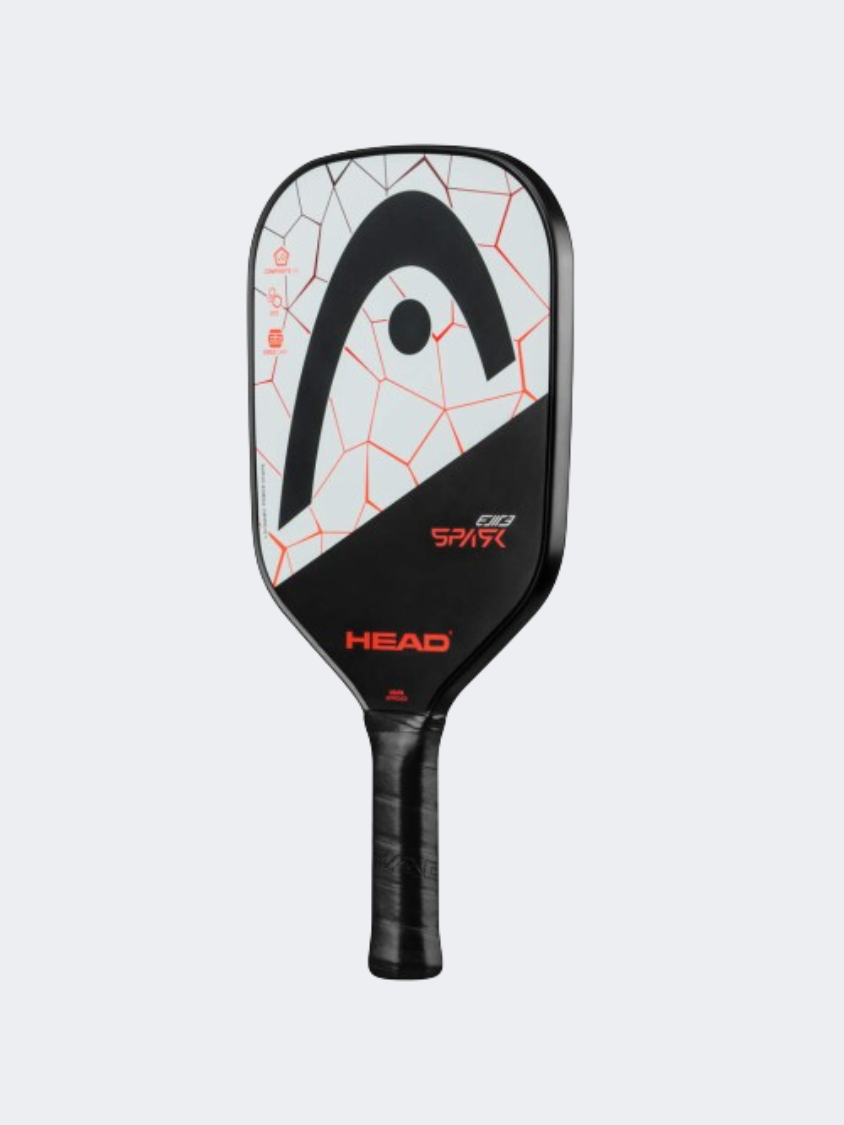 Head Spark Elite V1 Unisex Pickleball Racquet Black/White/Red ...