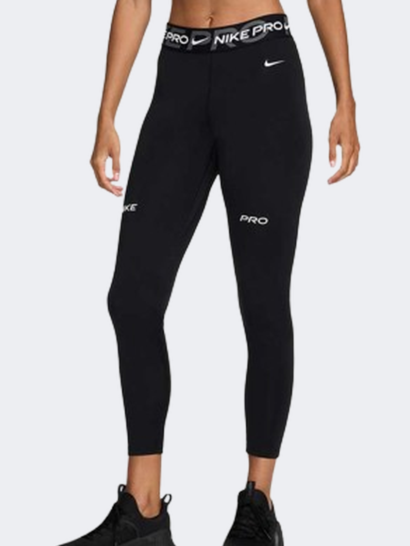 Nike Pro Df Women Training Tight Black/Grey/White – MikeSport Lebanon