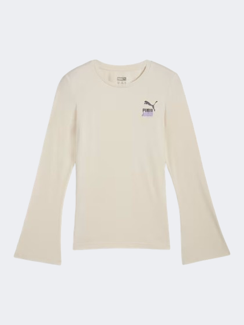 Puma Lava Land Girls Lifestyle Long Sleeve Alpine Snow – MikeSport Lebanon