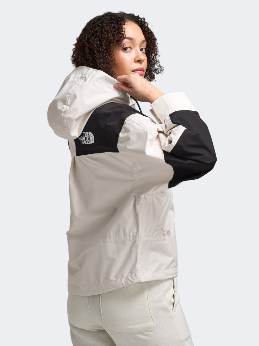 The North Face Reign On Windbreaker Women Lifestyle Jacket White Dune ...