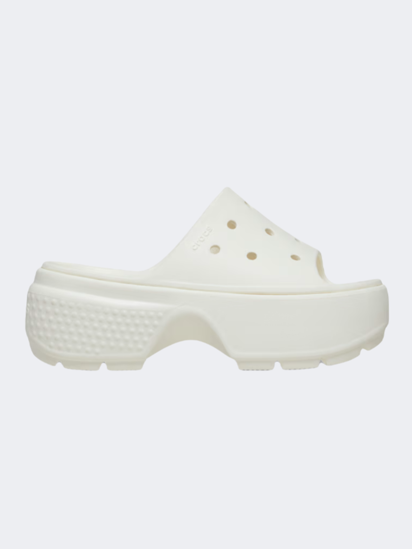 Crocs Stomp Unisex Lifestyle Slide Chalk – MikeSport Lebanon
