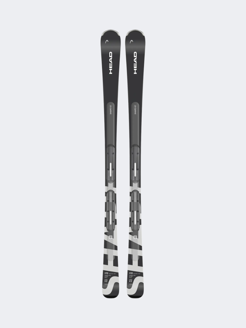 Head Shape V2 Performance Ski Black/Silver – MikeSport Lebanon