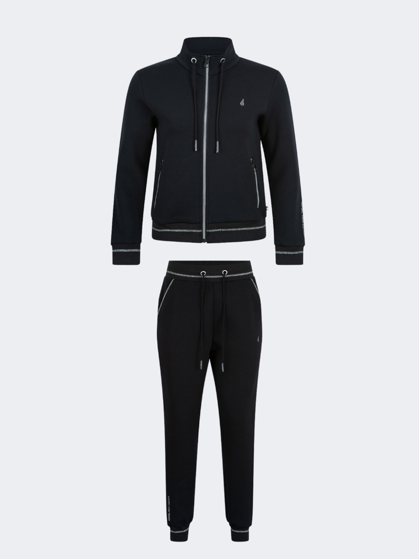 Oil And Gaz Comfy Women Lifestyle Suit Black – MikeSport Lebanon