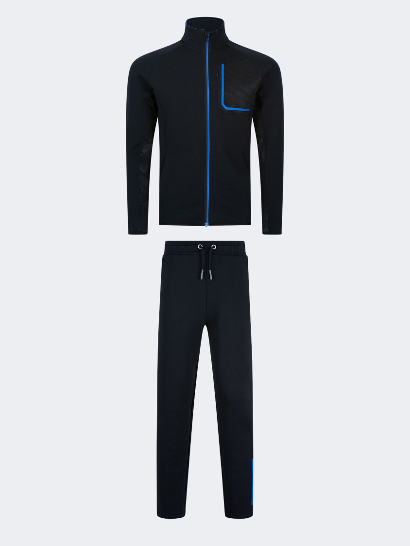 Oil And Gaz Elegant Men Lifestyle Suit Black/Blue – MikeSport Lebanon
