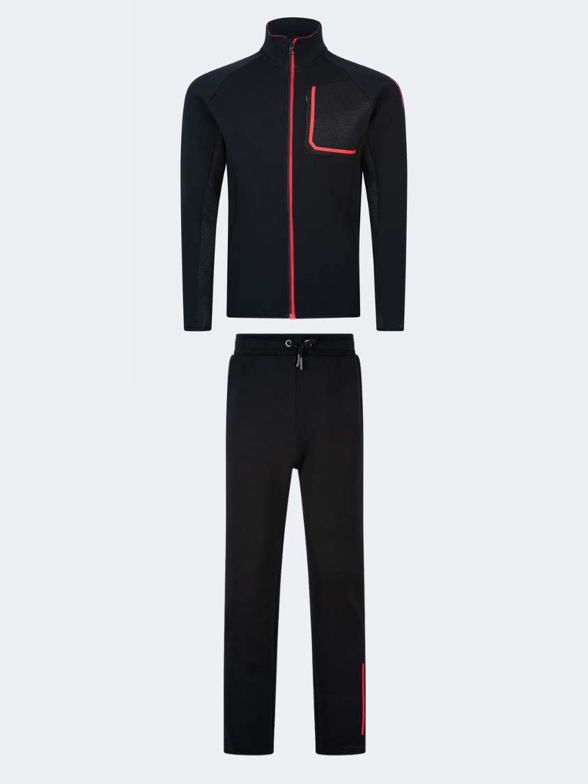 Oil And Gaz Elegant Men Lifestyle Suit Black/Red – MikeSport Lebanon