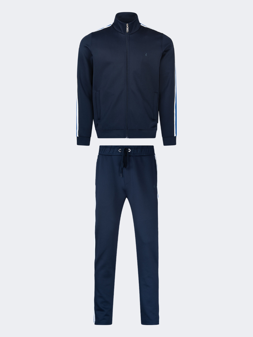 Oil And Gaz Classy Men Lifestyle Suit Navy/White – MikeSport Lebanon