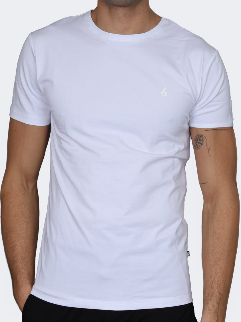 Oil And Gaz Classic Men Lifestyle R-Neck T-Shirt White – MikeSport Lebanon