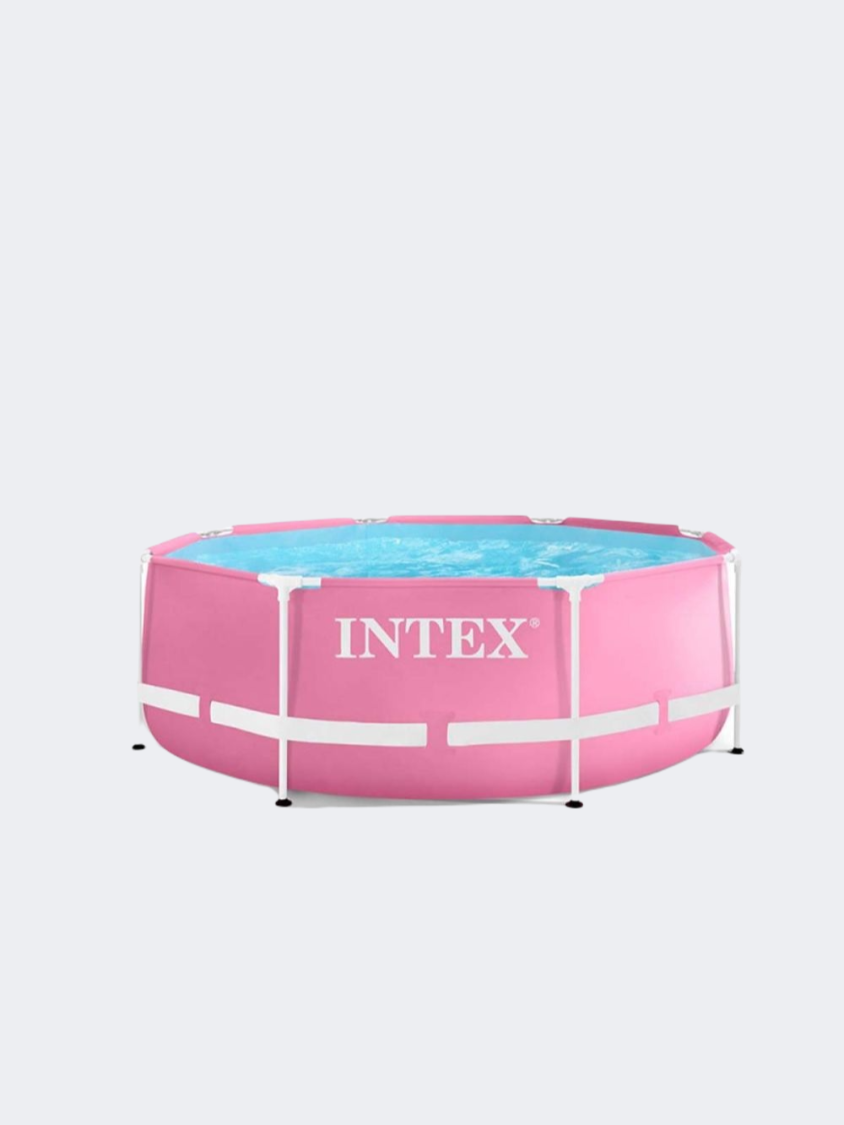 Intex Metal Frame Beach Swimming Pool Pink – MikeSport Lebanon