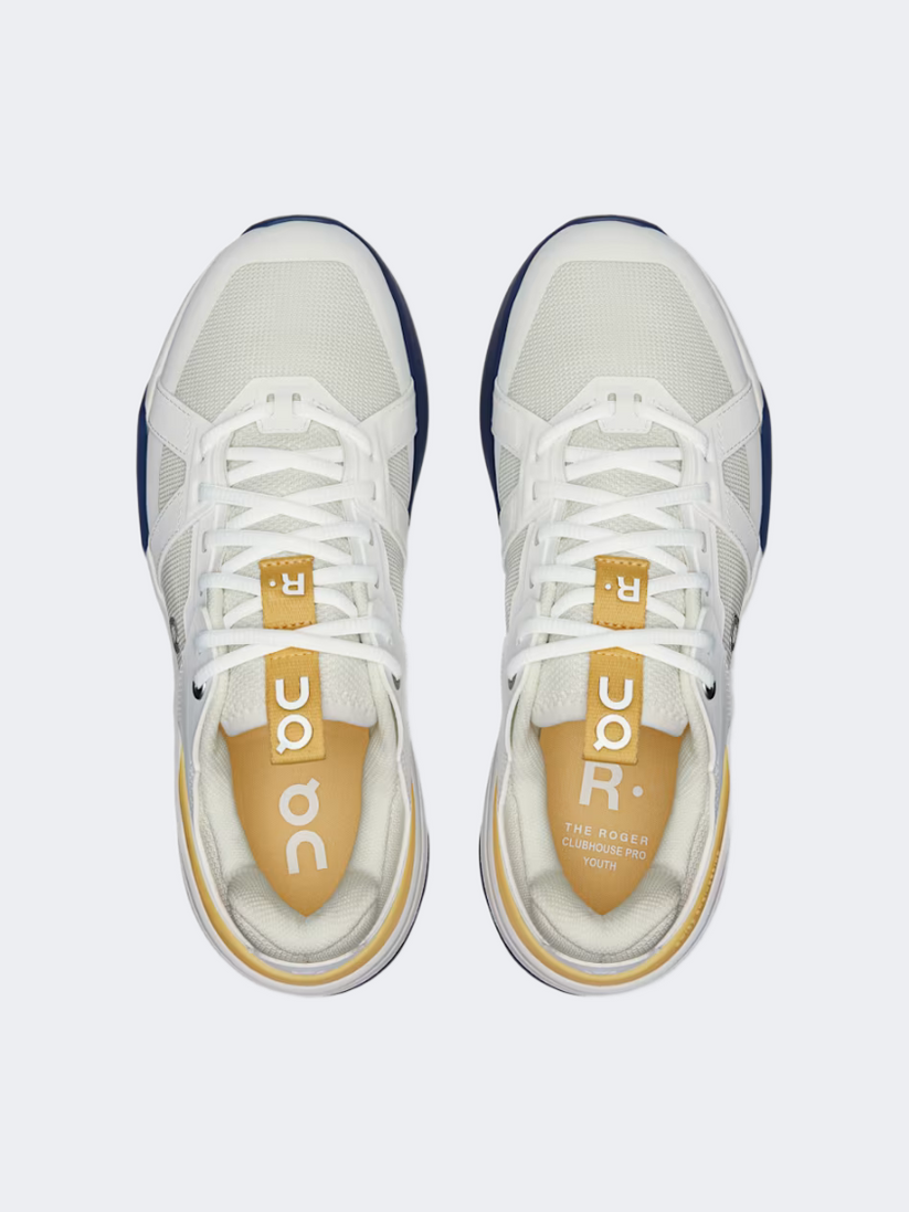On The Roger Clubhouse Pro Gs-Boys Lifestyle Shoes White/Currant ...