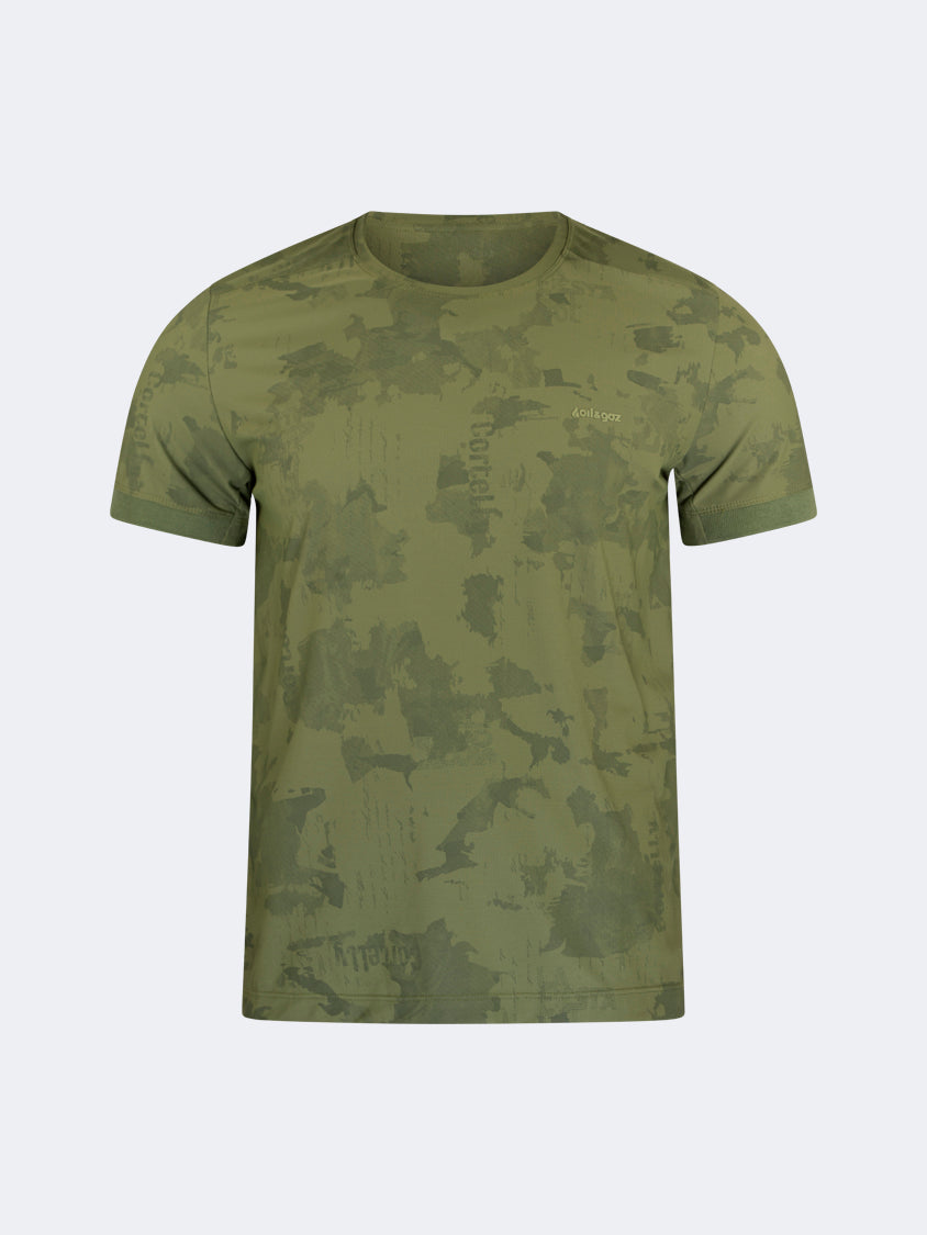 Oil And Gaz Classic Men Lifestyle Camo R-Neck T-Shirt Dark Green ...