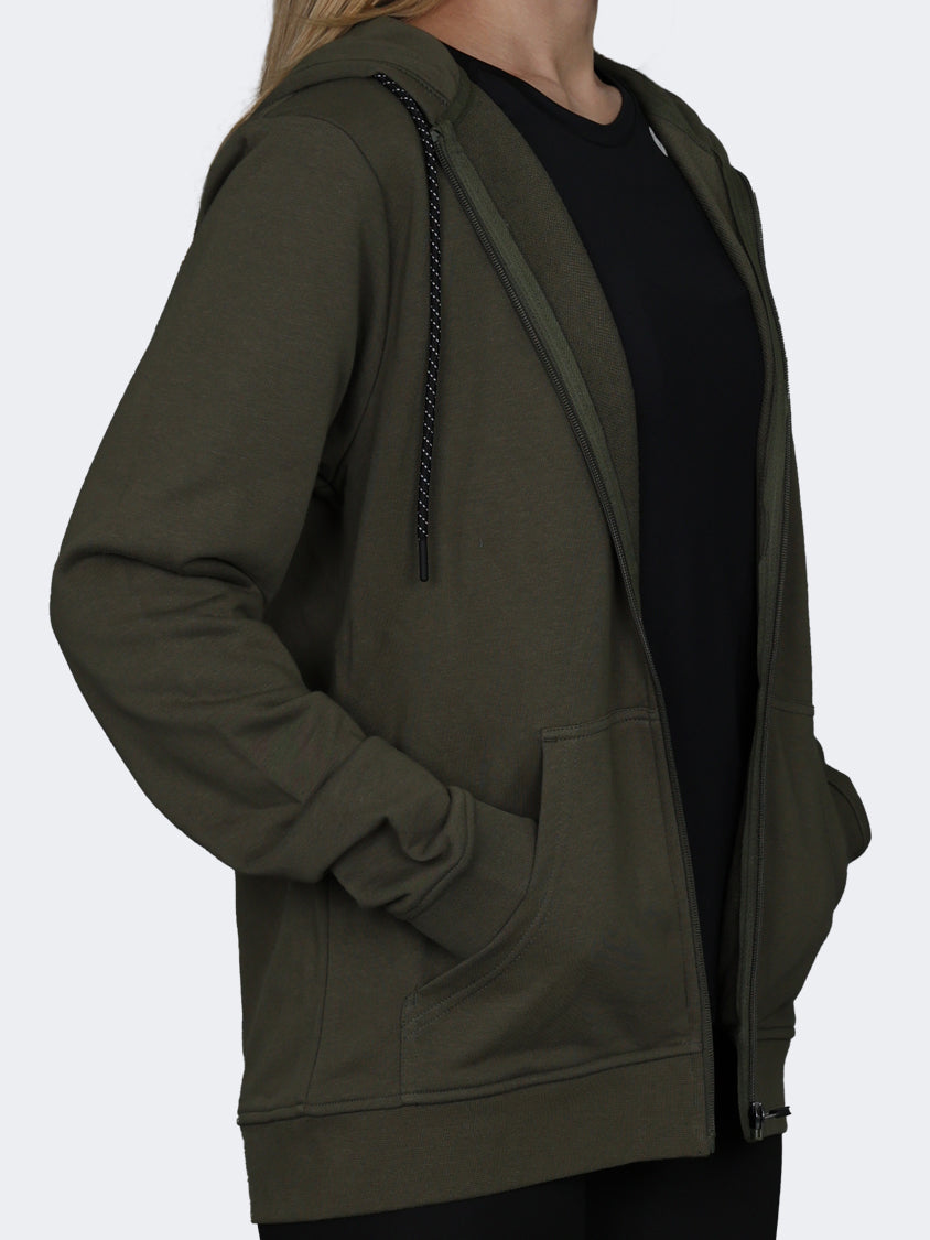 Oil And Gaz Full Zip Plain Men Lifestyle Hoody Olive – MikeSport Lebanon