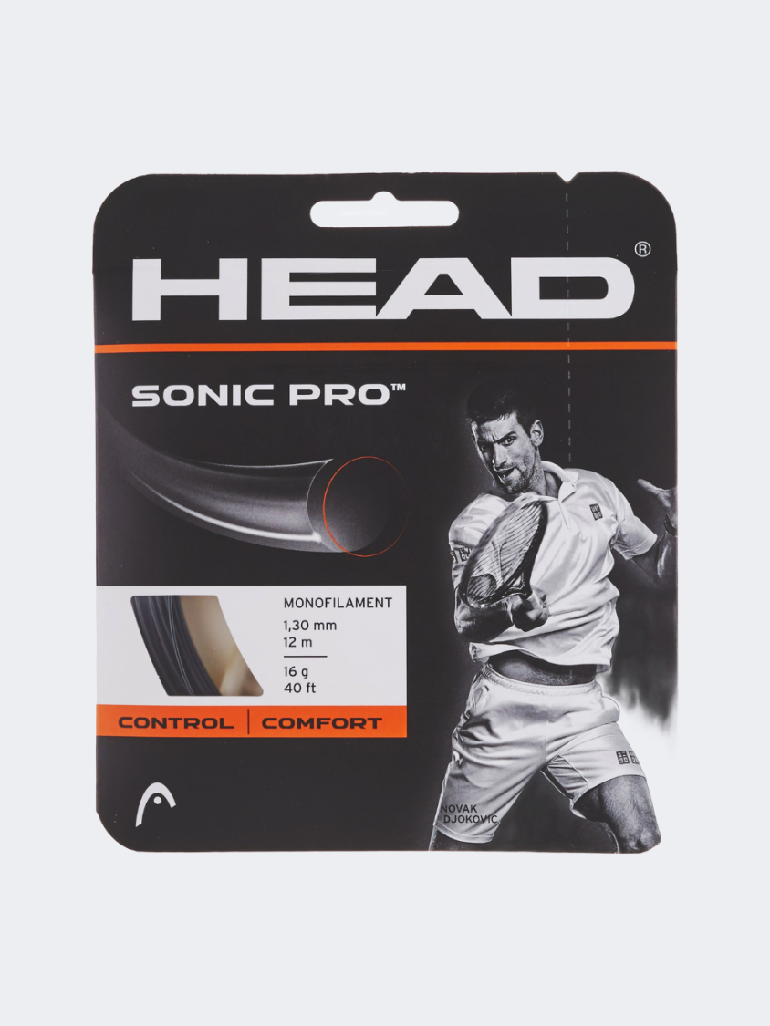 Head Sonic Pro 16 Tennis Strings Black – MikeSport Lebanon