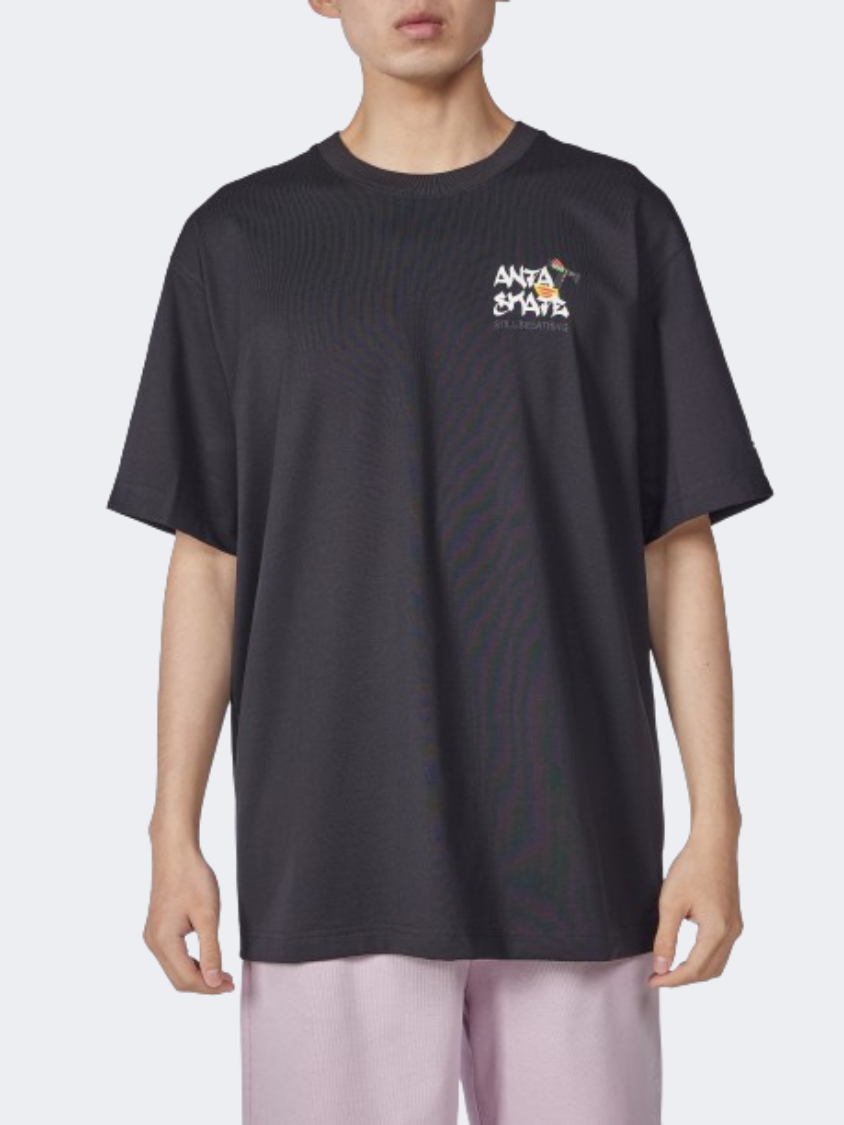 Anta Still Breathing Men Lifestyle T-Shirt Black – MikeSport Lebanon