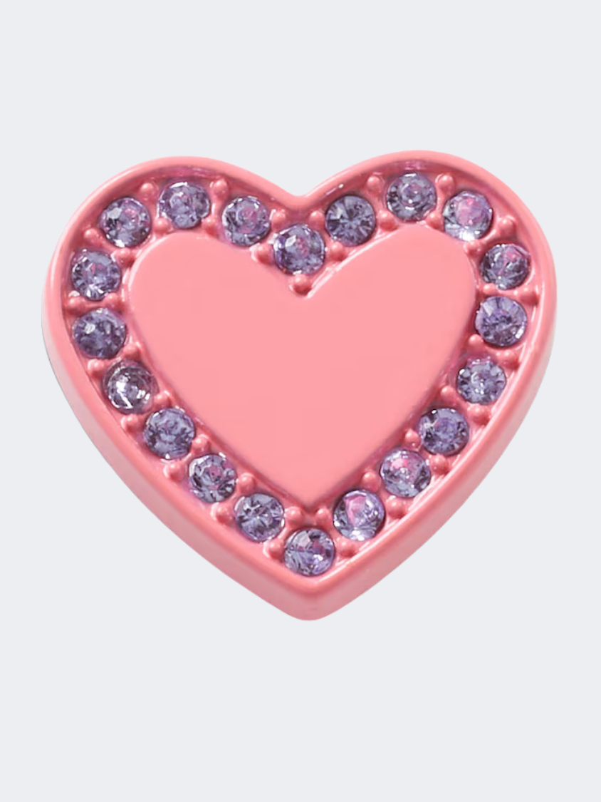 Crocs Enamel Heart Gem Unisex Lifestyle Pins Pink/Purple – MikeSport ...