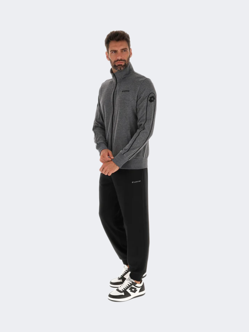 Lotto Primato Mel Men Lifestyle Tracksuit Gate Grey/Black – MikeSport ...