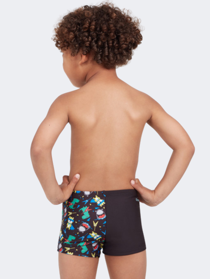 Zoggs Rock Star Hip Racer Boys Swim Swim Short Black/Multi – MikeSport ...
