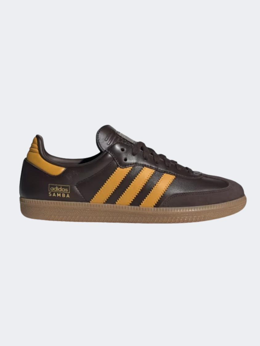 Adidas Samba Og Men Original Shoes Brown/Yellow/Gum – MikeSport Lebanon