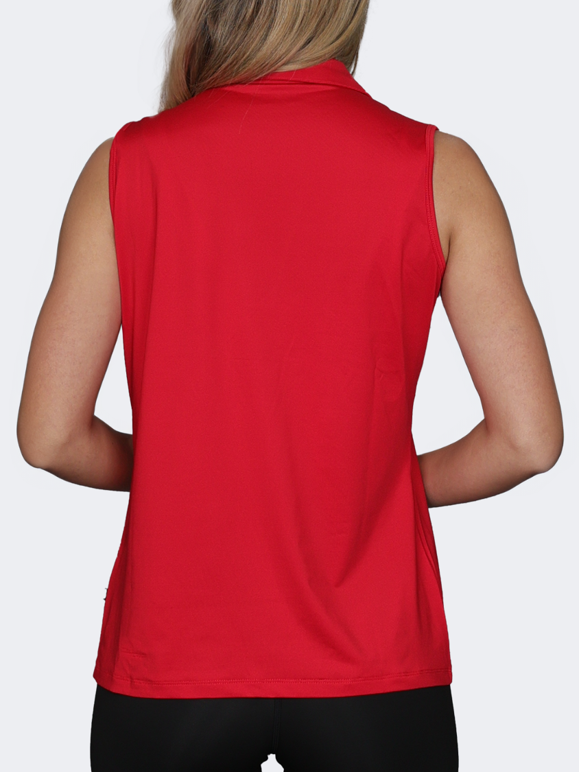 Oil And Gaz Slim Fit Women Fitness Tank Red – MikeSport Lebanon