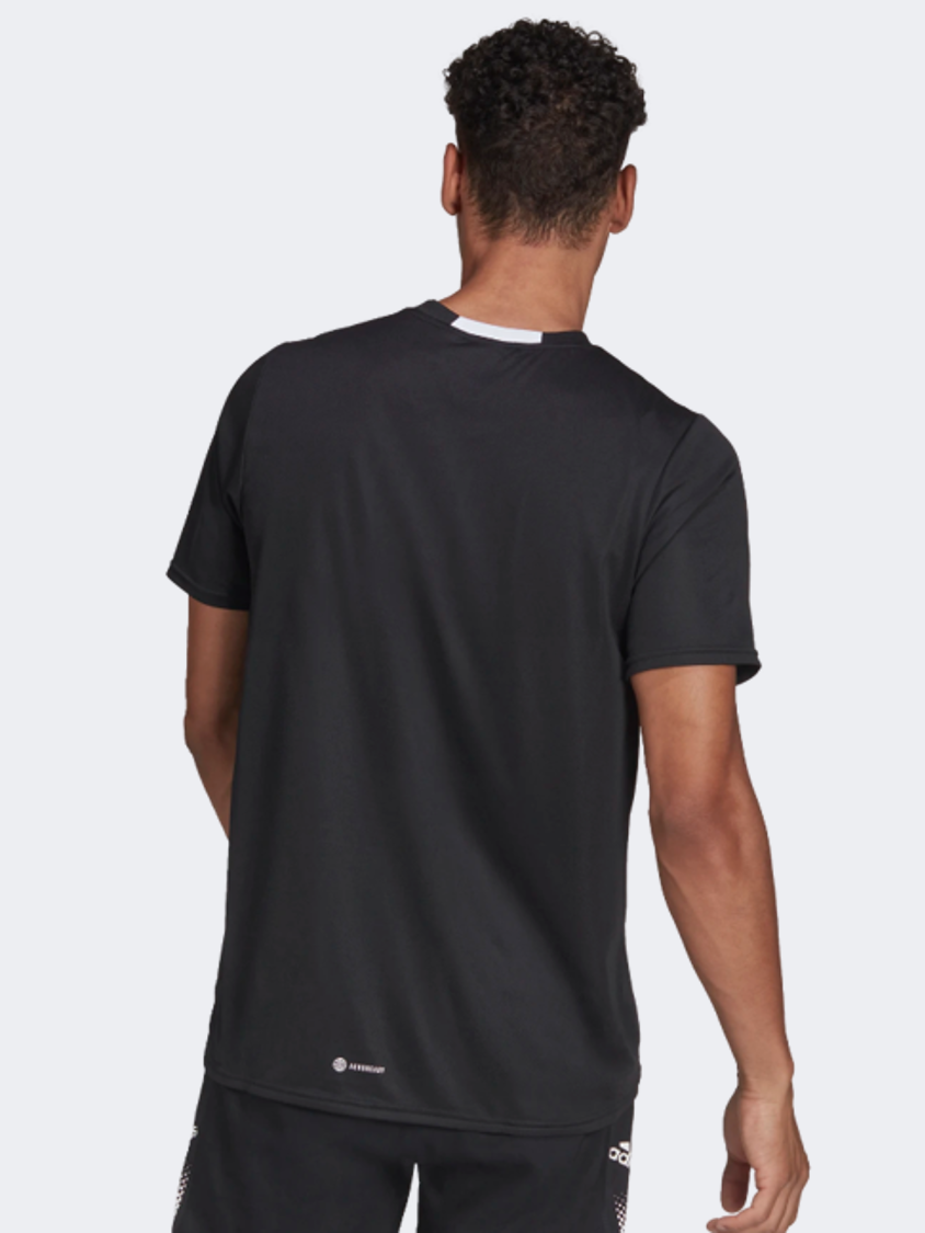 Adidas Aeroready Designed For Movement Men Training T-Shirt Black – MikeSport Lebanon
