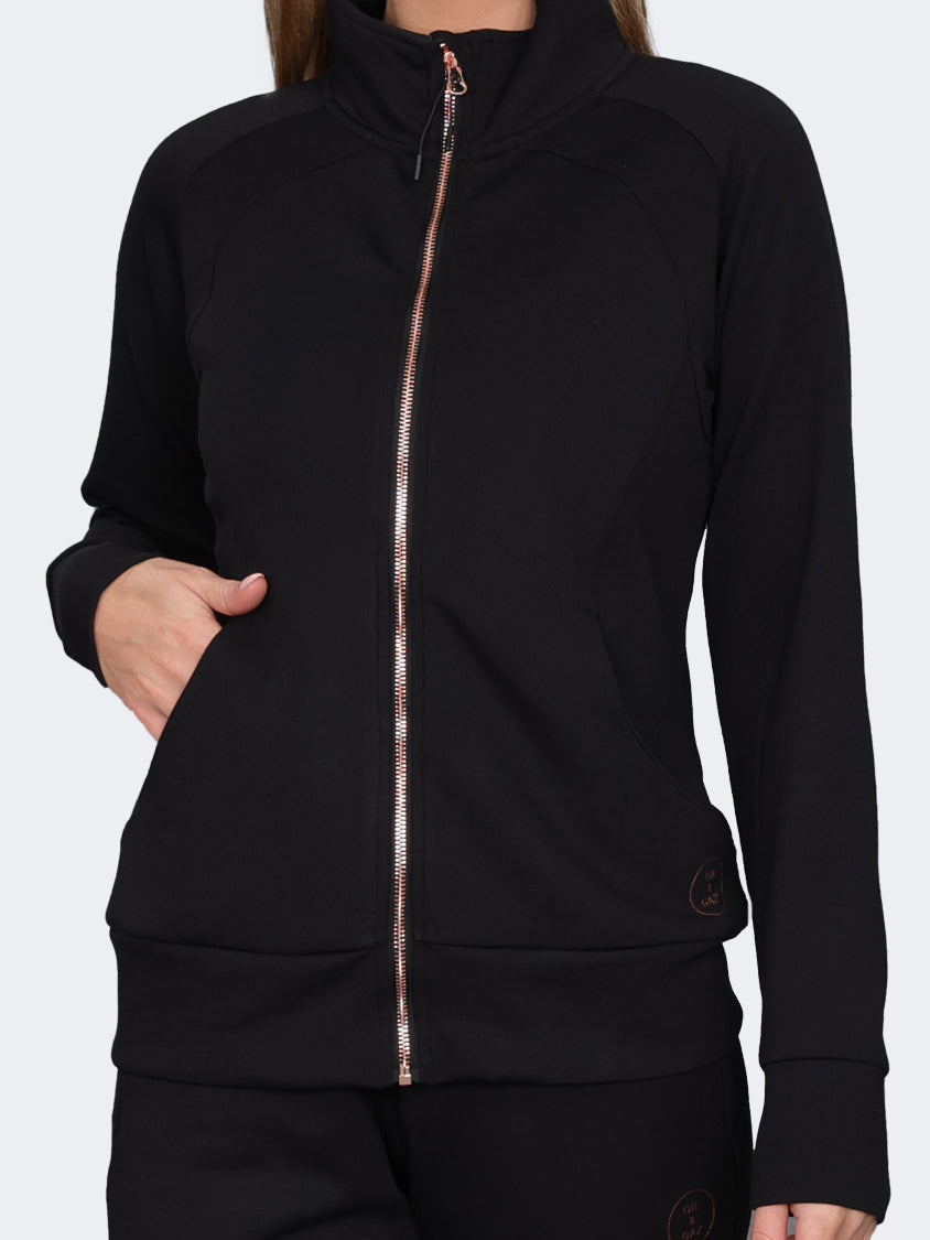 Oil And Gaz Cotton Women Lifestyle Suit Black – MikeSport Lebanon