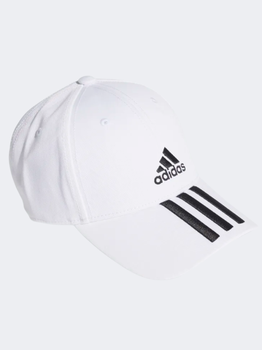 Adidas Baseball 3-Stripes Twill Unisex Sportswear Cap White/Black ...